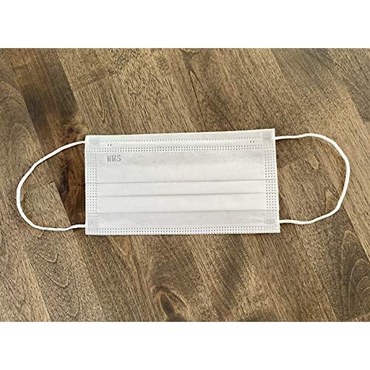 WMS 4-Layer Face Masks, Wisconsin Medical Supplies, MADE IN USA, 1 Pack (50 Masks) White