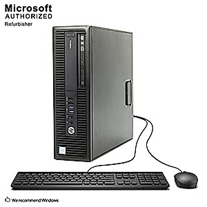 HP ProDesk 600 G2 Small Form Factor PC, Intel Core Quad i5 6500 up to 3.6 GHz, 16GB DDR4, 1TB SSD, WiFi, BT 4.0, VGA, DP, Win 10 Pro 64-Multi-Language Support English/Spanish/French(Renewed)