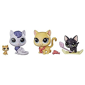Lps Family Pack Snowboarding Kitty Crew