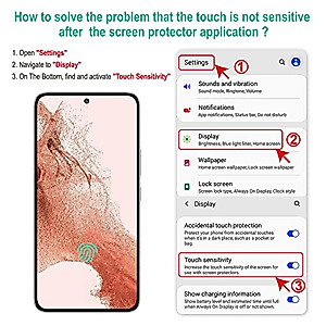 AACL Galaxy S22 Plus Screen Protector with Camera Lens Protector for Samsung Galaxy S22 Plus 5G,6.5Inch hybrid flim[7H][Fingerprint Unlock][Anti-Scratch][3 Pack + 2 Pack]
