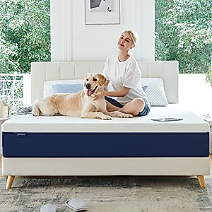 King Mattress, Molblly 12 inch Gel Memory Foam Mattress with CertiPUR-US Bed Mattress in a Box for Sleep Cooler & Pressure Relief, King Size