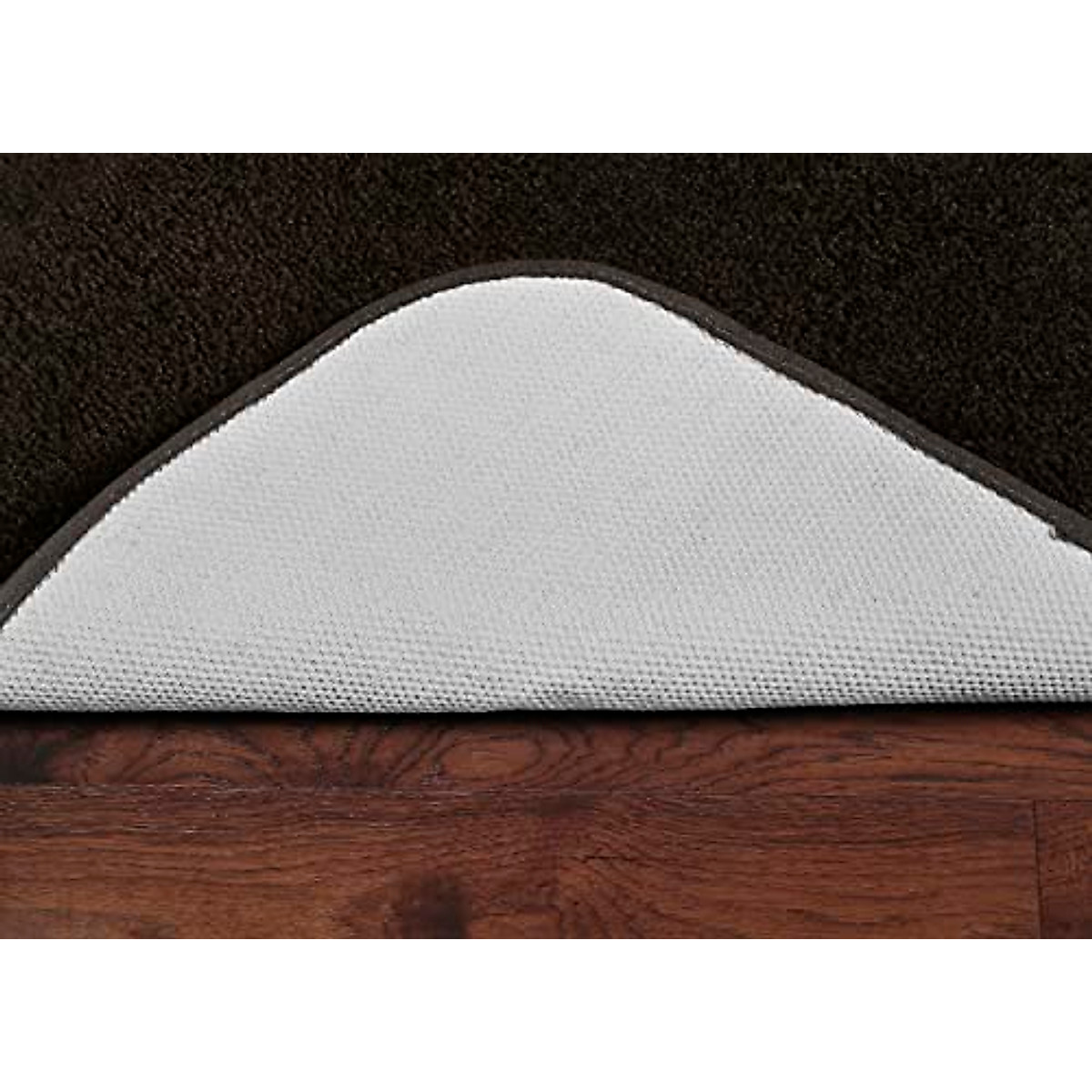 Garland Rug Traditional Plush 5 Piece Nylon Washable Bathroom Rug Set Chocolate