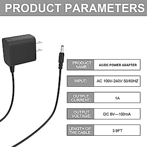 HQ840 Shaver Charger Cord Compatible with Philips HQ840 Norelco Multigroom Series 3000 MG3750 MG3750/50 MG3750/10 MG3750/60 MG3760 MG3760/50 Beard Trimmer Adapter Power Supply Cord Battery Charger