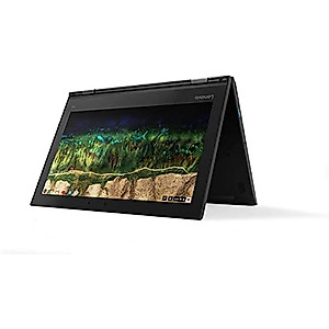 Lenovo 500e Chromebook 2-in-1 Laptop, 11.6in HD Touch, Intel Celeron N3450, 4 GB RAM, 32GB eMMC Drive, Webcam, Chrome OS NO Pen (Renewed) (No Pen)