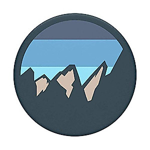 PopSockets: PopGrip Expanding Stand and Grip with a Swappable Top for Phones & Tablets - Peaks Blue