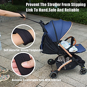 Baby Stroller Straps | Leash Hands Free Safety Wrist Strap for Pram Wheelchair Security, Leash Soft and Comfortable Fabric, Safety precautions for Strollers