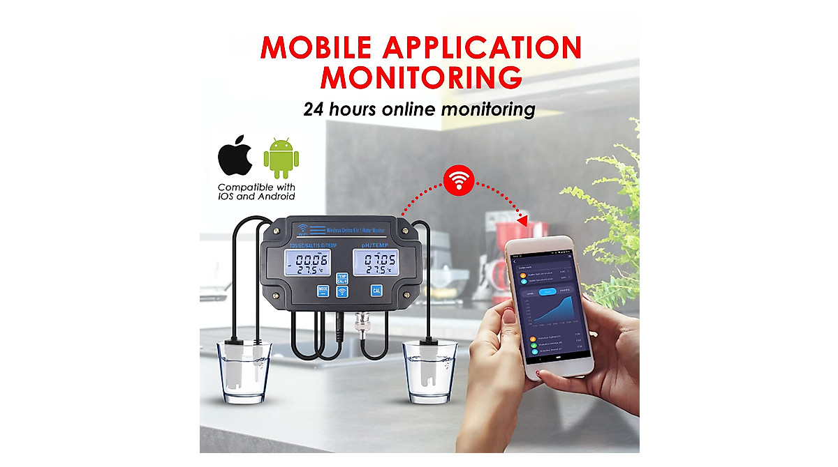 DANOPLUS Smart Water Tester: 24/7 Monitoring & Alerts