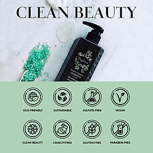 Saphira Mineral Treatment Shampoo for Fine, Thin and Color-Treated Hair, Sulfate-Free, Paraben-Free, Strengthens, Volumizes and Defines Weak and Fragile Hair, 8.5 Ounce