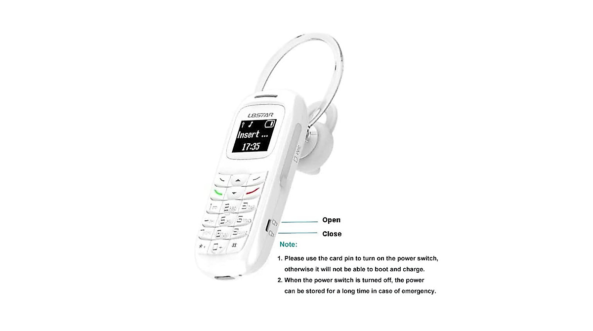 Smallest Mobile Phone L8Star BM70 Mini Phone with Bluetooth Headset