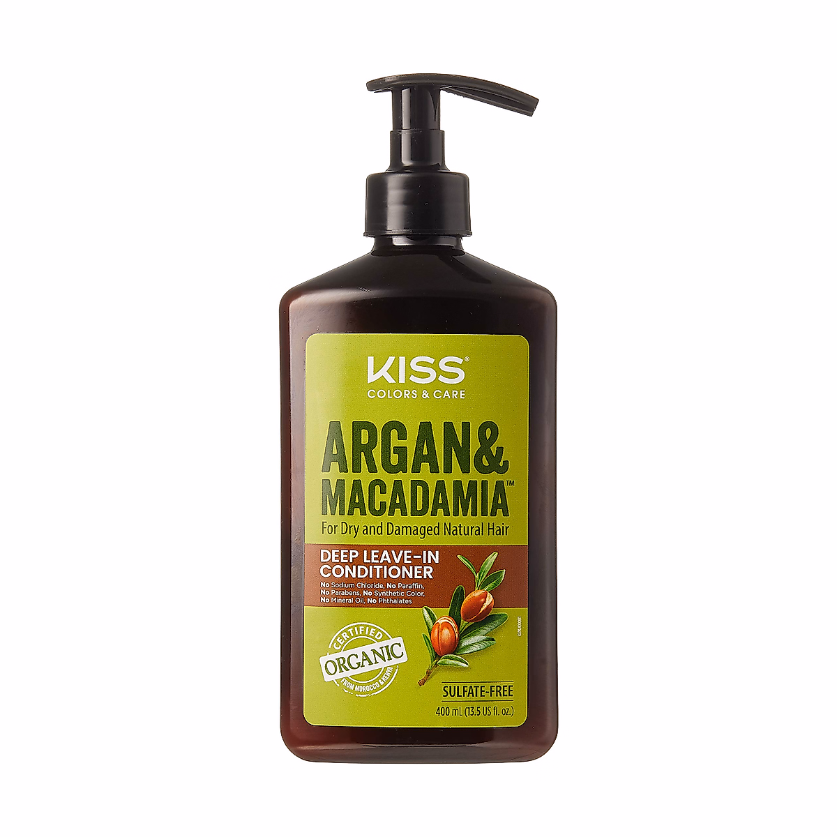 KISS Color & Care Argan & Macadamia For Dry and Damaged Natural Hair (Leave-In Conditioner)