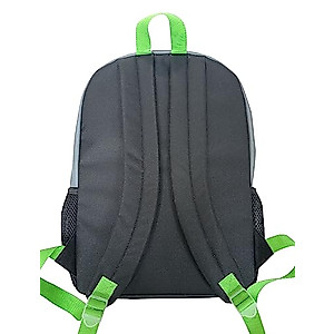 Bioworld Minecraft Creepers 5pc Backpack Bookbag Set Licensed