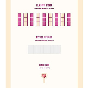 DREAMUS TWICE BETWEEN 1&2 11th Mini Album CD+Poster+Folding Poster On Pack+Photobook+Polaroid+Postcard+Sticker+Photocard+Heart Glass+Tracking Sealed (Cryptography Version)