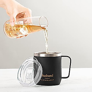VAHDAM Husband Mug - Christmas Gifts for Husband from Wife | Birthday Gifts for Husband, Anniversary Husband Gifts | Stainless Steel Vacuum Insulated Coffee Mugs | Gifts for Men, Gifts for Him