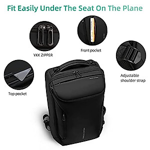 MARK RYDEN Water-proof Business laptop Backpack Fits 17.3'' Laptop&Chest Bag Slim Crossbody Bag Waterproof Cycling Travel Daypack