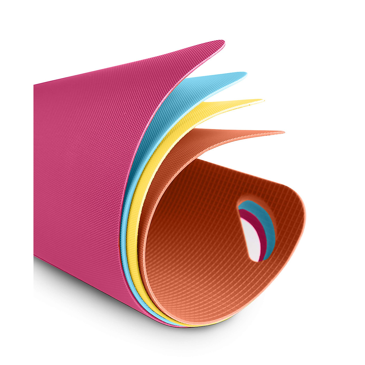 Dexas Heavy Duty Cutting Board Grippmat, Flexible Cutting Boards for Kitchen, Set of 4, Non Slip Plastic Board Cutting Mat 11.5 by 14 inches, Bright Blue, Yellow, Orange and Pink Set Kitchen Gadgets