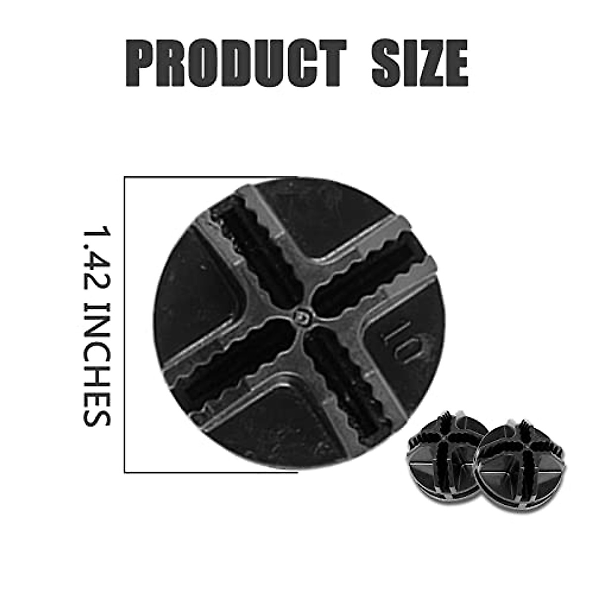 Wolizom Plastic Connector 20 Wire Cube Plastic Connector for Modular Storage Organizer Closet and Wire Shelving（Black）