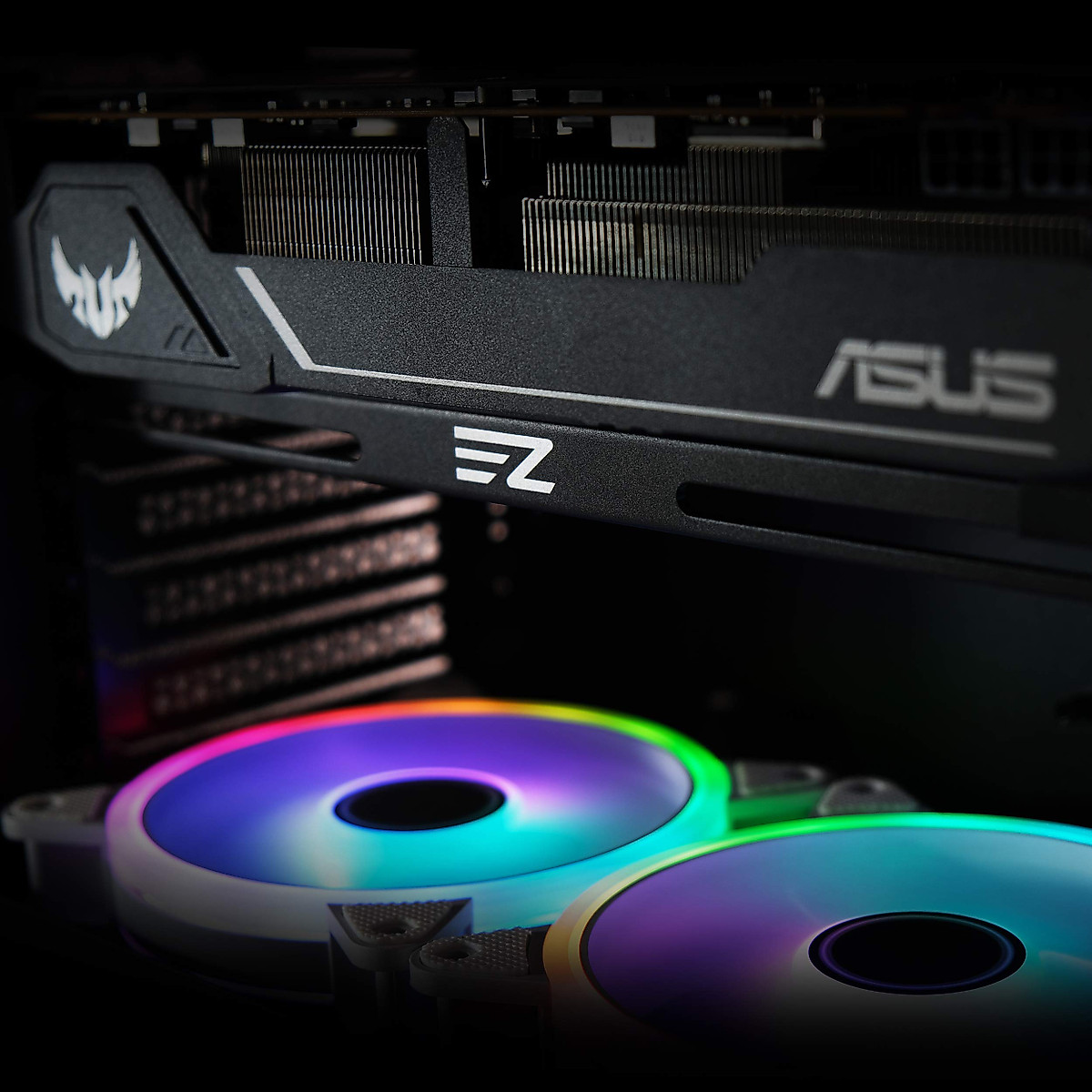 EZDIY-FAB GPU Holder,Graphics Card Brace Support,Video Card Holder,GPU VGA Bracket for Custom Desktop PC Gaming-3mm Aluminum-Black