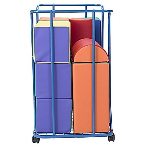 Children’s Factory, Angeles Universal Cart, AFB7930, Mobile Nap Mats & Soft Play Equipment Storage, Daycare, Preschool, Nursery or Classroom Organizer