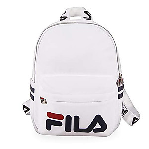 Fila Backpack, White, 12"