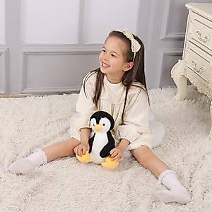Apricot Lamb Antarctic Toys Plush Velvet Penguin Stuffed Animal Soft Cuddly Perfect for Child (Velvet Penguin,8.5 Inches)