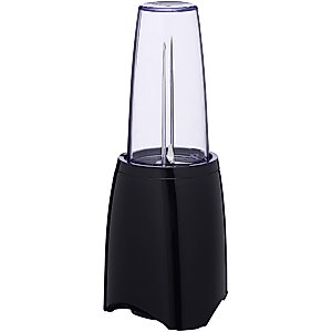 Mainstays Black Personal Blender with Blend-and-Go Travel Cup, Capacity of 15 Oz