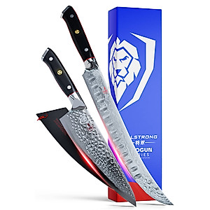 Dalstrong Shogun Series Butcher Knife 10" Bundled with Chef Knife 8" - ELITE