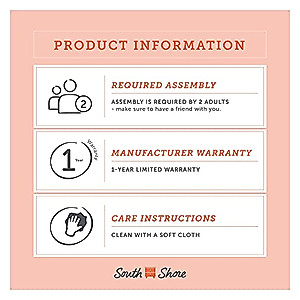 South Shore Maliza Bar Cart Bottle Storage and Wine Glass Rack-Faux Marble and Gold