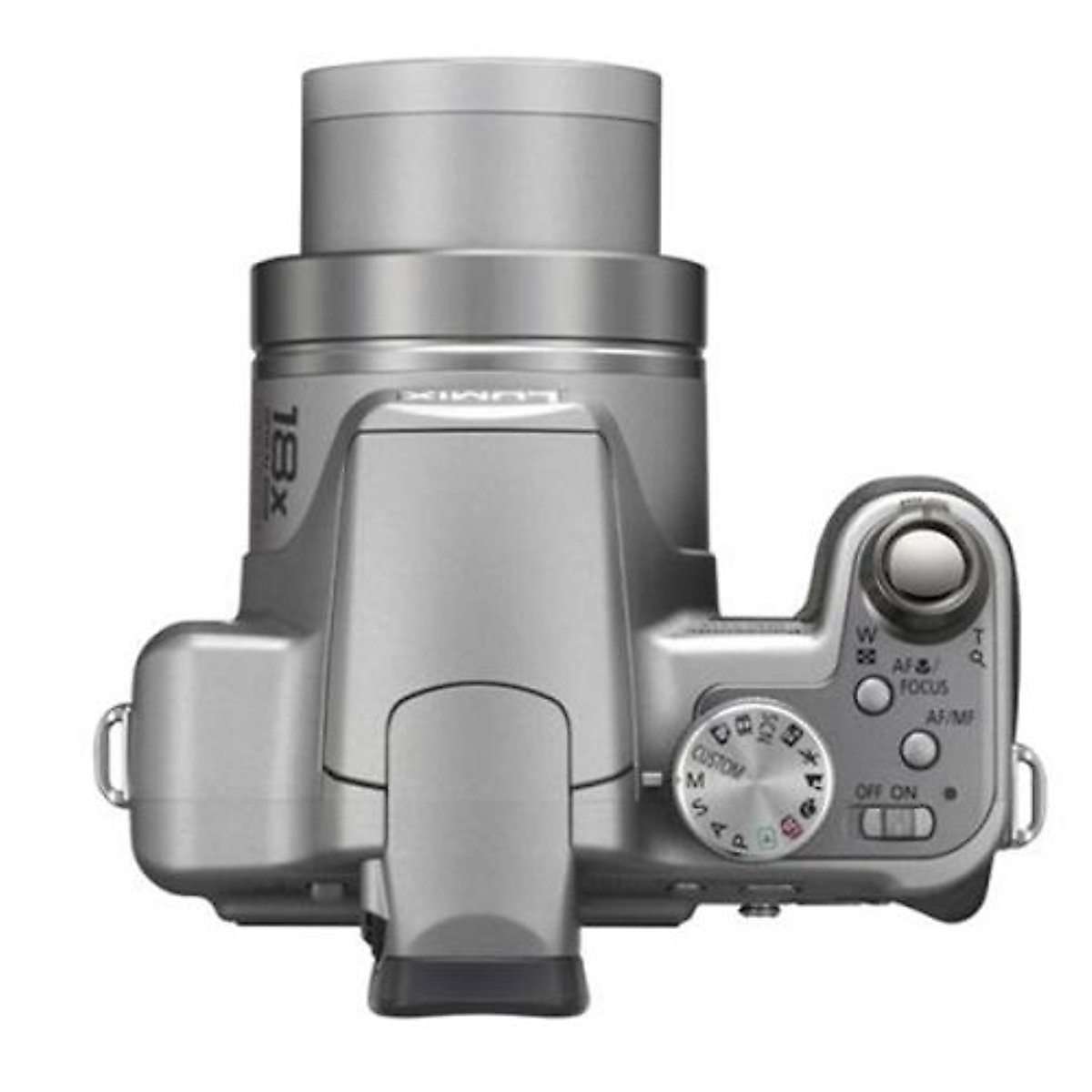 Panasonic Lumix DMC-FZ18S 8.1MP Digital Camera with 18x Wide Angle MEGA Optical Image Stabilized Zoom (Silver)