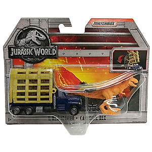 MATCHBOX JURASSIC WORLD DINO TRANSPORTERS T. Rex Trailer