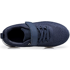 Anlarach Kids Toddler Shoes Boys Girls Athletic Running Shoes Air Cushion Sneakers for Little Kid 1 Blue