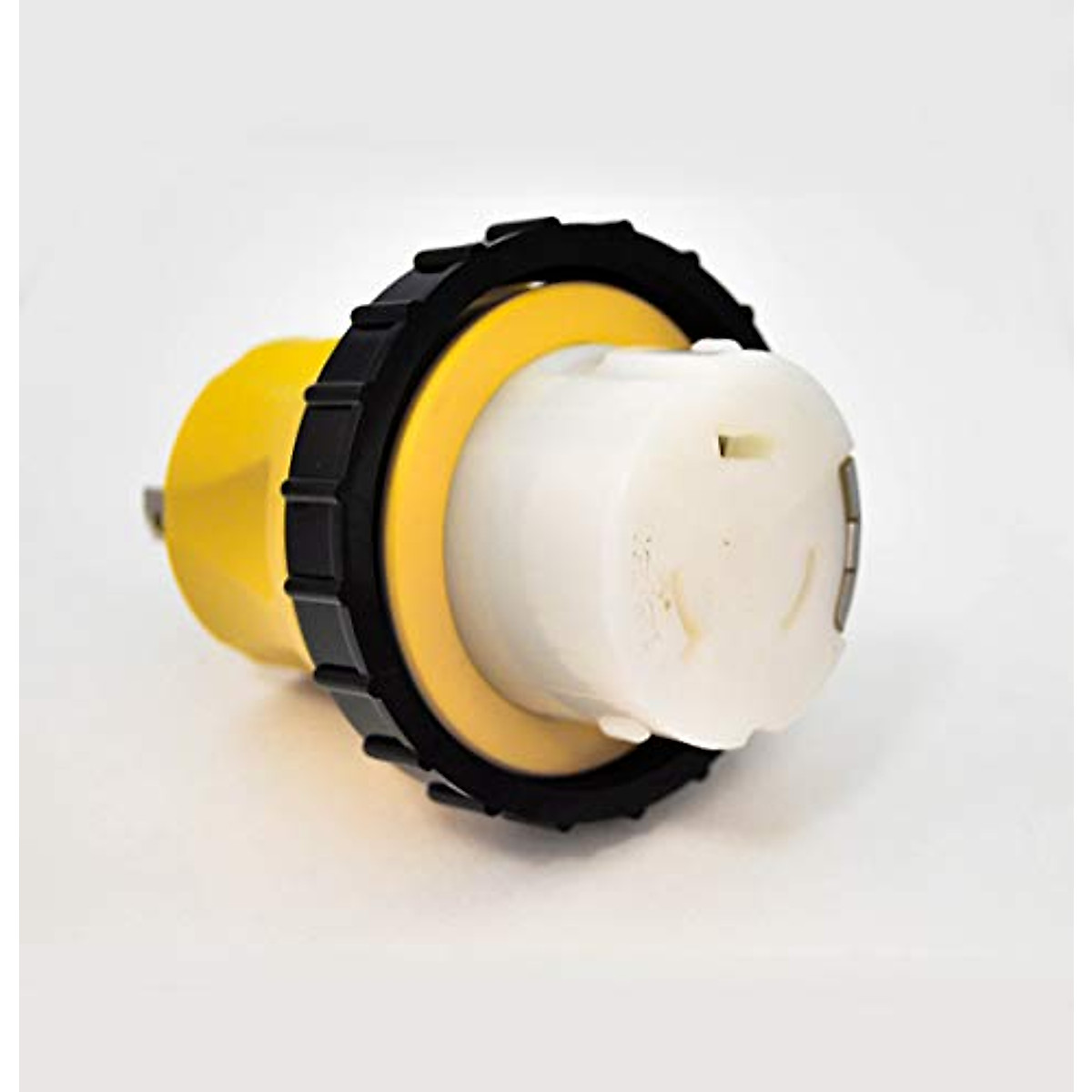 APEXSPORTS RV Generator Marine Power Electrical Adapter, Camper Plug Adapter, Heavy Duty 30A Generator Adapter L5-30P Male to 50A SS2-50R Female Connector with Locking Ring