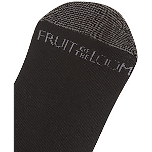 Fruit of the Loom Men's Dual Defense Ankle Socks 12 Count ( 1Pack)