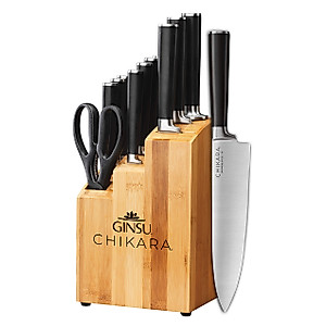 Ginsu Chikara 12 piece knife set, Black