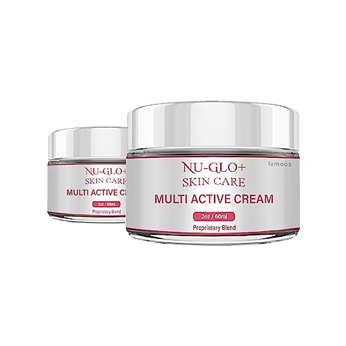 Lamoos Nu-Glo Cream - Nu Glo Skincare Face Cream (2 Pack, 4oz)