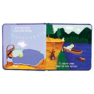 Manhattan Toy Sleepy Not Sleepy - A Tiny Dino's Bedtime Adventure Baby Board Book, Ages 6 Months and up