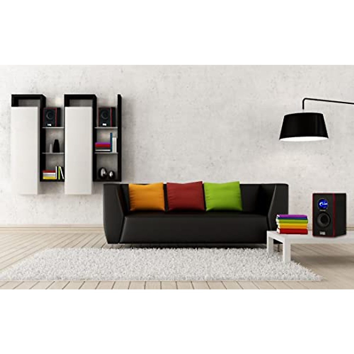 Acoustic Audio by Goldwood 2.1 Bluetooth Speaker System 2.1-Channel Home Theater Speaker System, Black (AA2103)