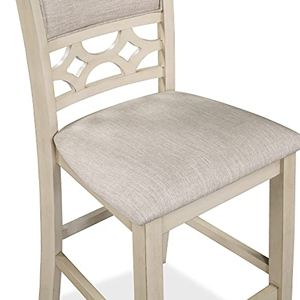 New Classic Furniture Mitchell Dining Room Table, Bisque/Brown