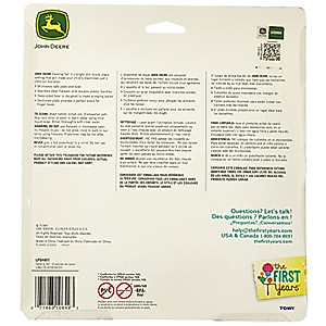 The First Years John Deere's Johnny Tractor and Friends Dinnerware Set - Toddler Plates and Bowls Set - Includes Toddler Plate, Toddler Bowl, Toddler Fork and Toddler Spoon - 4 Count