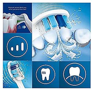 Phillips Sonicare Sonicare ProtectiveClean Removes up to 7x More Plaque, Long lasting 4 day Battery Life Rechargeable Electric Toothbrush, White/Grey