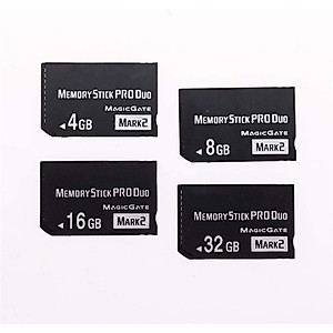 16GB Memory Stick PRO Duo for PSP Accessories1000 2000 3000 Camera memorycards