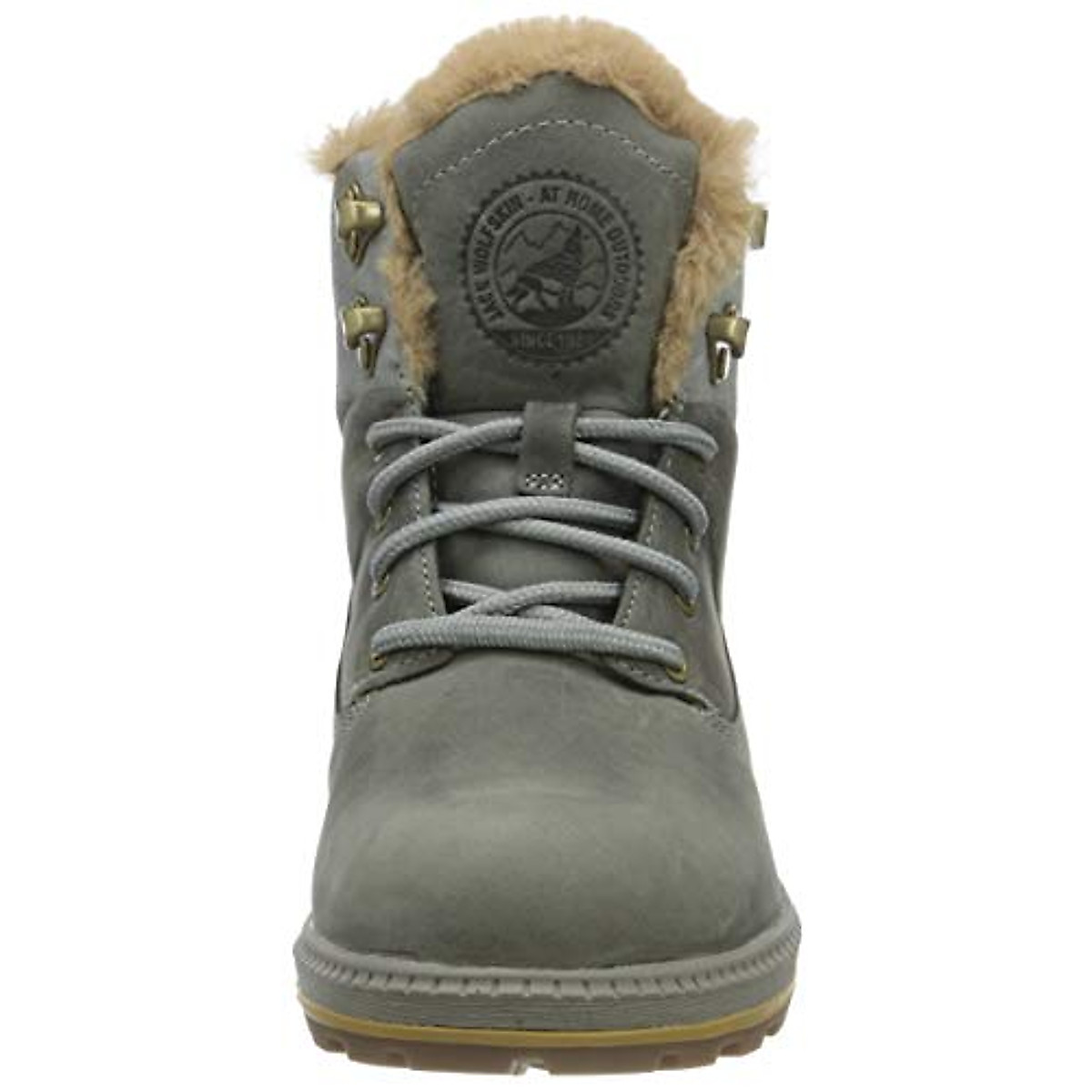 Jack Wolfskin Women's Jack Wt Mid W Hiking Boot, Grey Sand, 9
