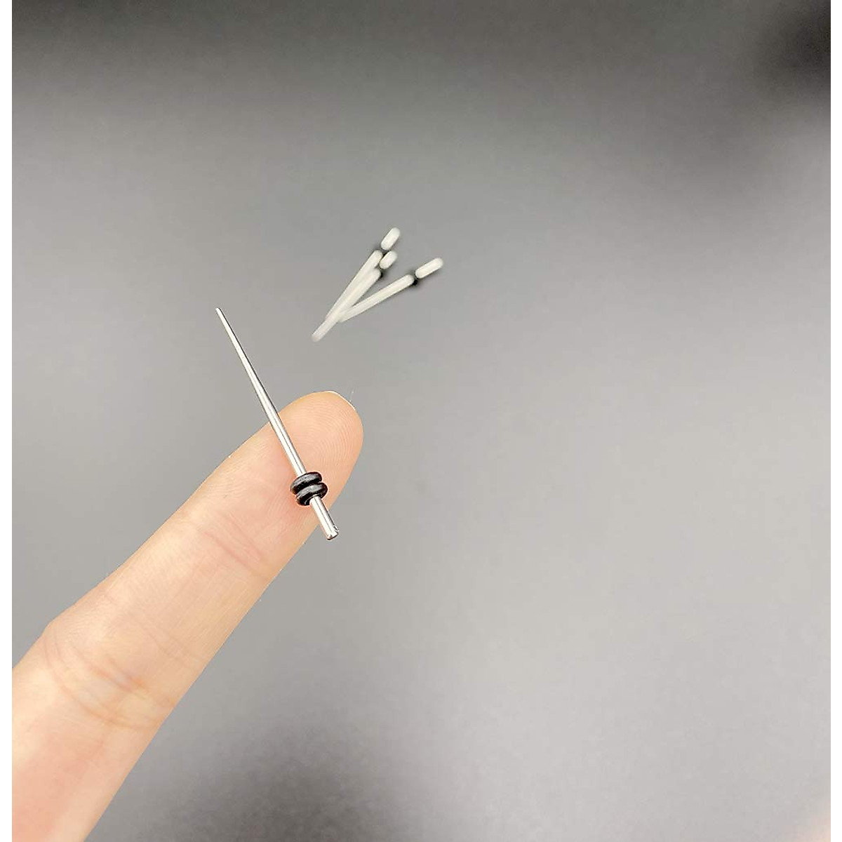 HEKEUOR 16g Stainless Steel O-Ring Taper Earring Ear Gauges Stretcher Piercing Jewelry 4 Pieces