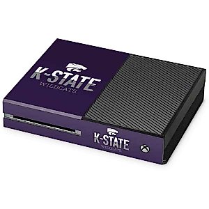 Skinit Decal Gaming Skin Compatible with Xbox One Console - Officially Licensed College K-State Wildcats Gradient Design