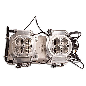 NEW HOLLEY SELF-TUNING SNIPER EFI 4150 2X4 THROTTLE BODY FUEL INJECTION SYSTEM,POLISHED,1600 CFM,1250 HP,COMPATIBLE WITH 4150 4 BBL SQUARE BORE FLANGES