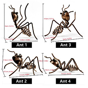 Fantasee - Ant Wine Holder, Stainless Steel Wine Freestanding Rack Bottle Holder Novelty for Gift Kitchen Home Decoration (Bronze - Ant4)