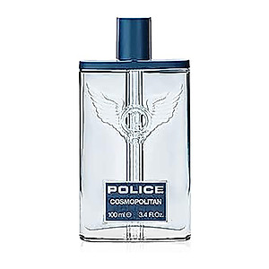 Cosmopolitan By Police - Fragrance For Men - Top Notes Of Mint And Sage - Middle Notes Of Jasmine And Nutmeg - Base Notes Of Vanilla And Sandalwood - Ideal For Socialite Occasions - 3.4 Oz EDT Spray
