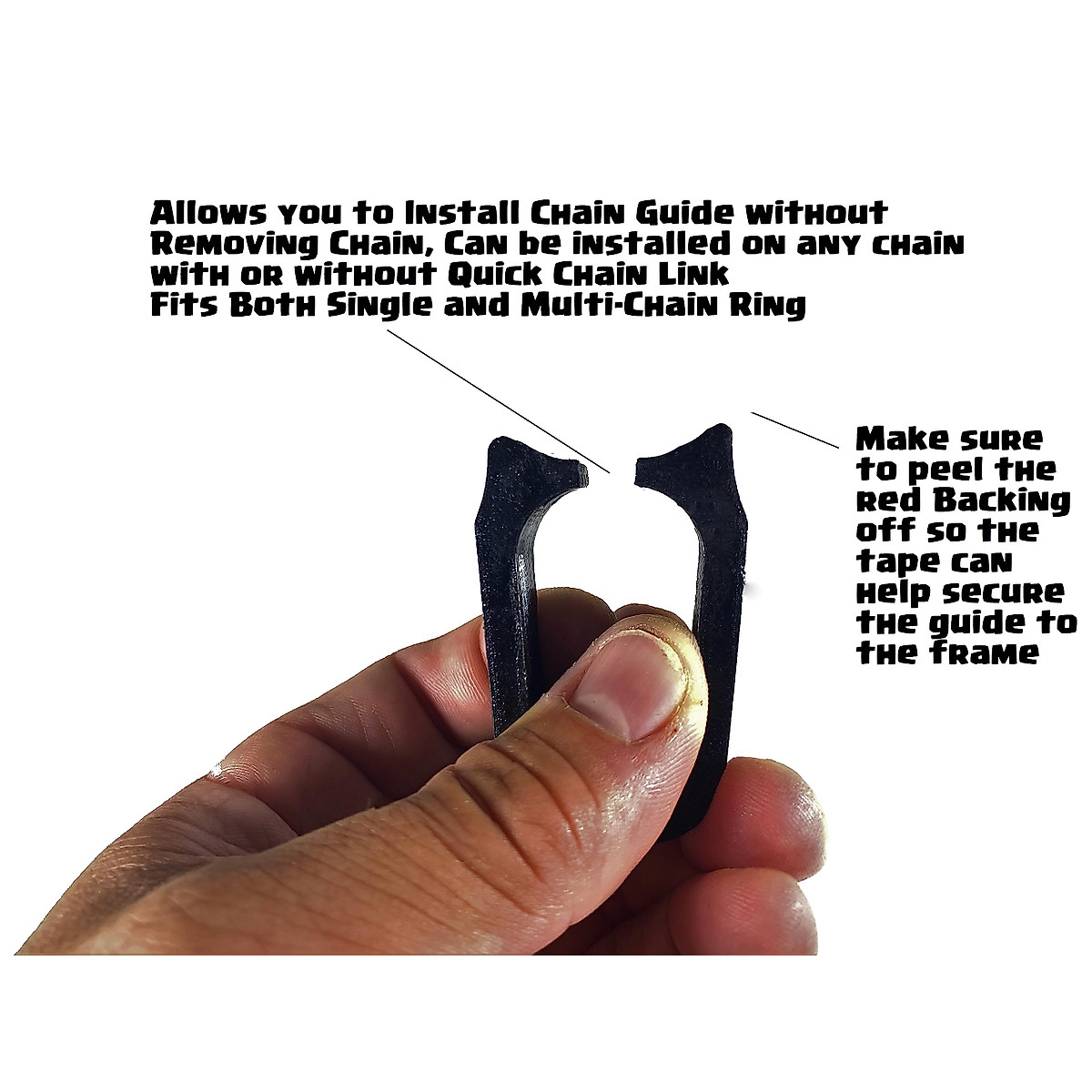 Chain Guide Model 2 for Mountiain Bike Chain Drops 1x 2X 3X Drive Chains Mountain Bike Tensioner Custom Design