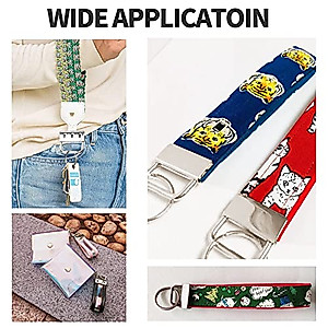 51 Sets Key Fob Hardware with Key Fob Pliers Tool, Glass Running Pliers Attach Rubber Tips for Key Fob Hardware Install and Stained Glass Work, red