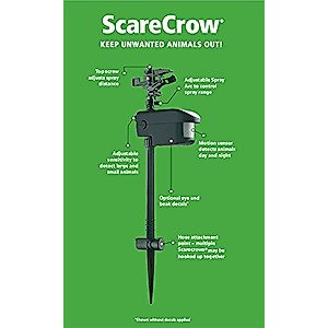 COSTWAY Scarecrow Motion Activated Animal Repellent