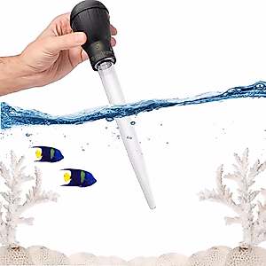 SunGrow Squirt Feeder, 17.7” Coral Feeder with Extension Tube, Dosage Tool for Target Feeding for Delicate Species, 1 Piece